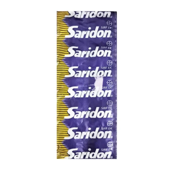 SARIDON NEW (Paracetamol (500mg) + Caffeine (50mg)) - Nirman Bio Pharma