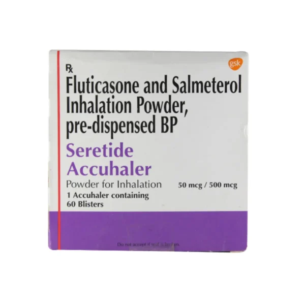SERETIDE ACCUHALER 500 (60) (Salmeterol (50mcg) + Fluticasone ...