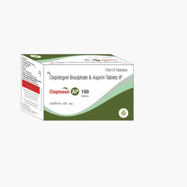 CLOPINASE AP 150 (Aspirin (150mg) + Clopidogrel (75mg)) - Nirman Bio Pharma