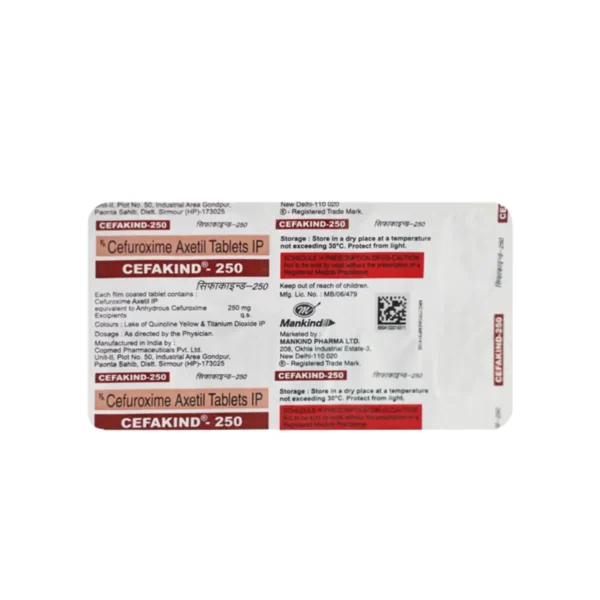 CEFAKIND 250MG (Cefuroxime (250mg)) - Nirman Bio Pharma