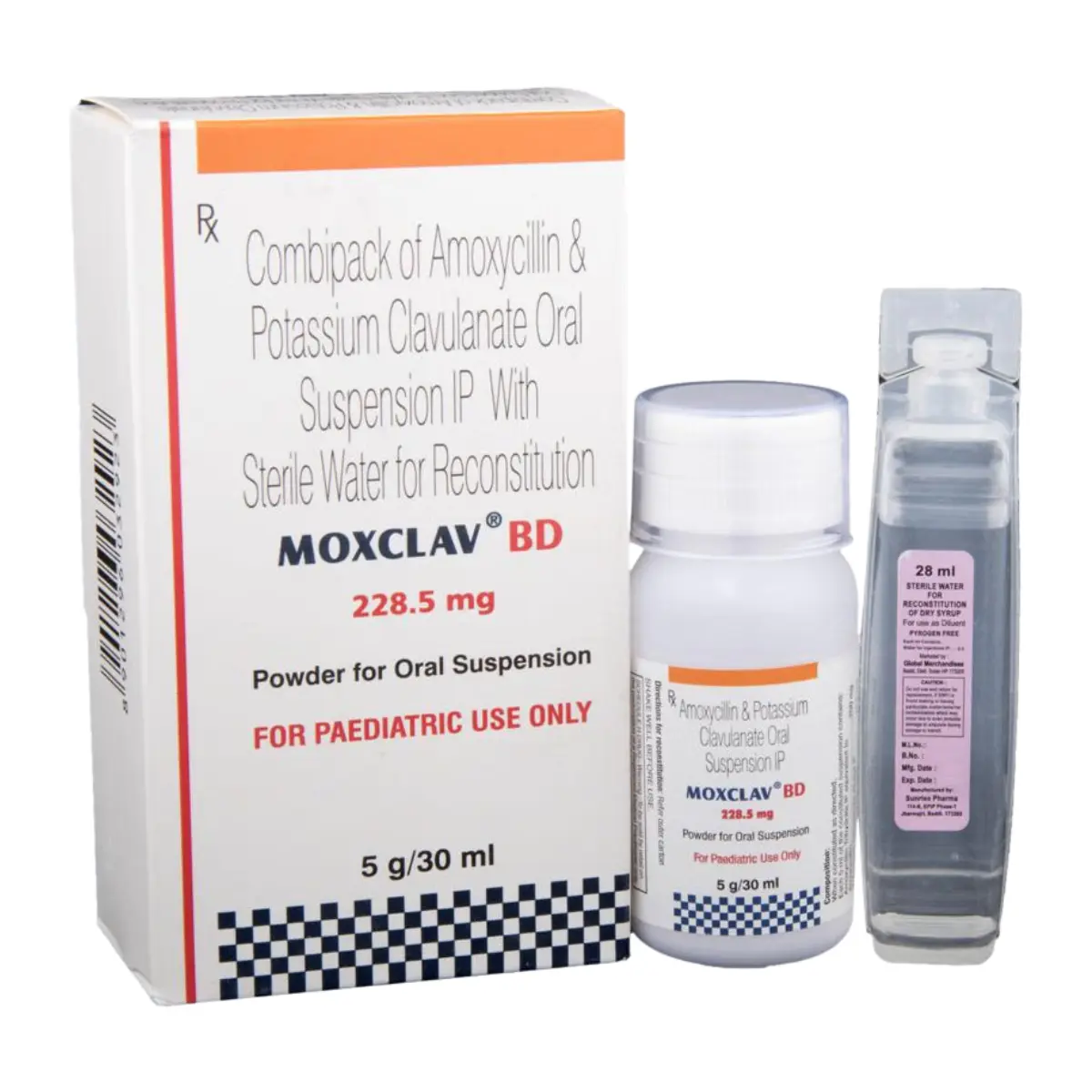 MOX CLAV BD (Amoxycillin (200mg) + Clavulanic Acid (28.5mg)) - Nirman ...