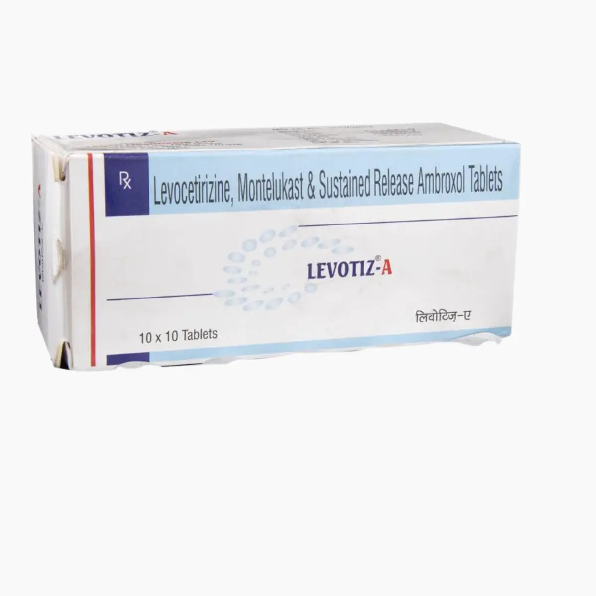 LEVOTIZ A (Ambroxol (75mg) + Levocetirizine (5mg) + Montelukast (10mg ...