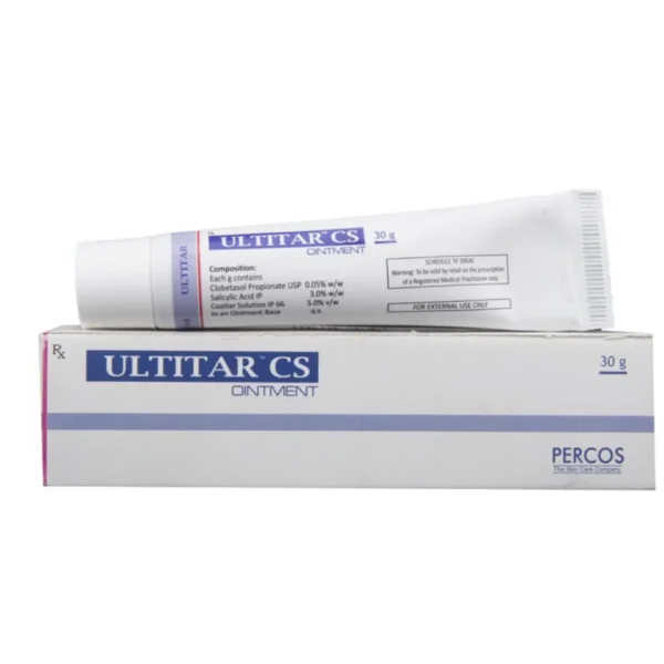 ULTITAR CS (Clobetasol (0.05% w/w) + Salicylic Acid (3% w/w) + Coal Tar ...