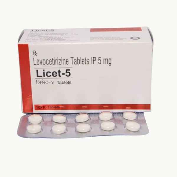 LICET 5 (Levocetirizine (5mg)) - Nirman Bio Pharma